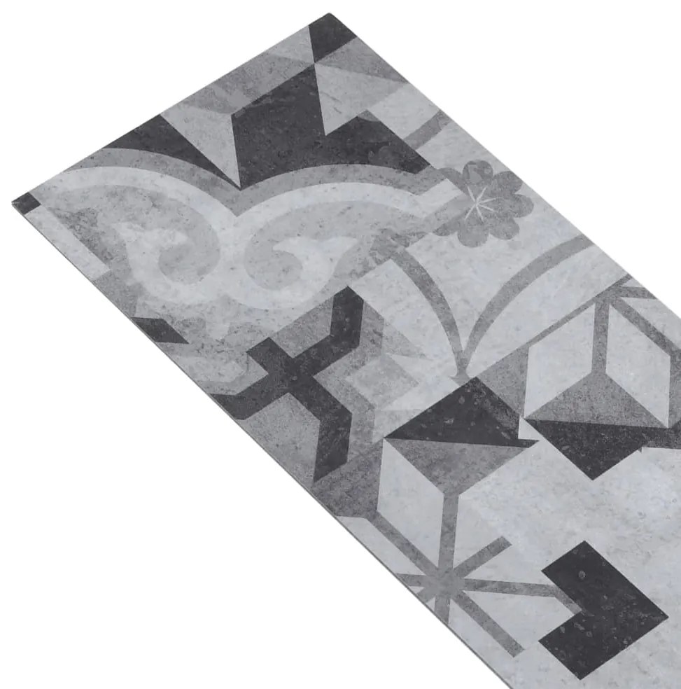 vidaXL Samolepicí podlahová krytina PVC 5,21 m² 2 mm šedý vzor