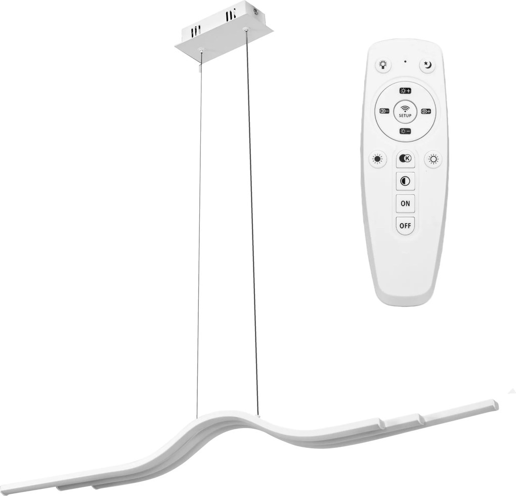 Toolight - LED závěsné svítidlo APP807-CP, bílá, OSW-09883