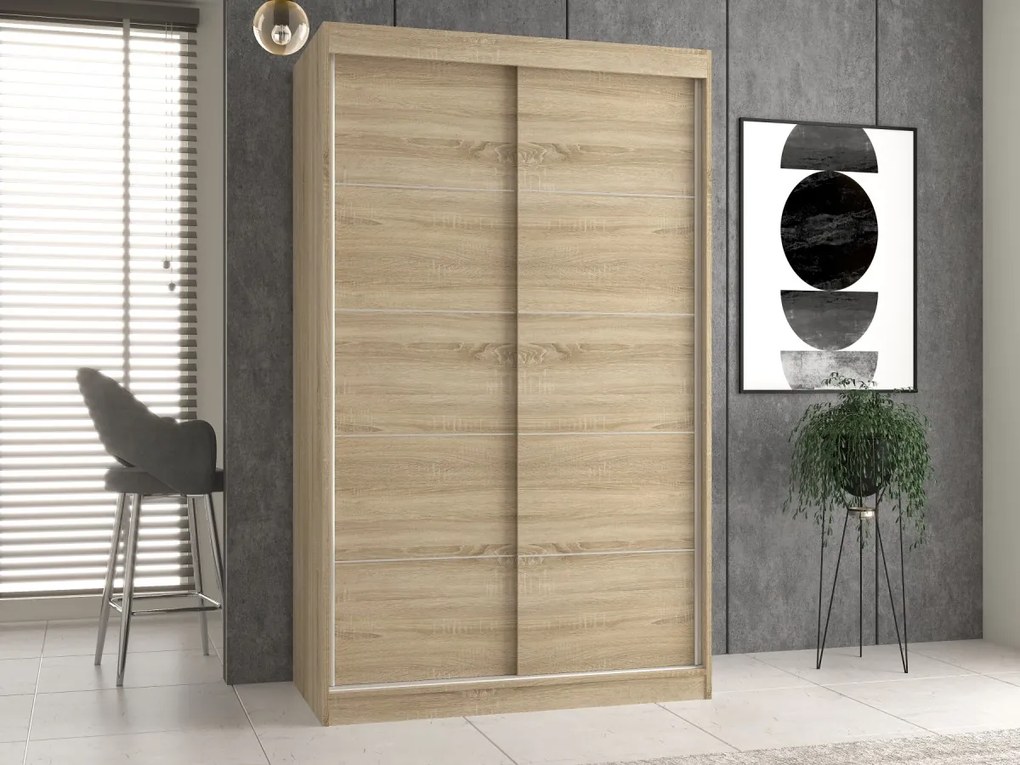 Šatní skříň IGA I 120 cm dub sonoma