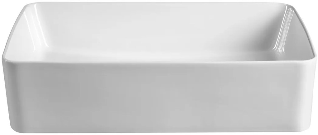 Aqualine Aqualine, Keramické umyvadlo na desku, 54x33cm, bílá, 54331