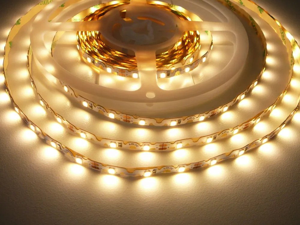 LED Solution Ohebný LED pásek 6,2W/m 12V bez krytí IP20 Barva světla: Teplá bílá 07804