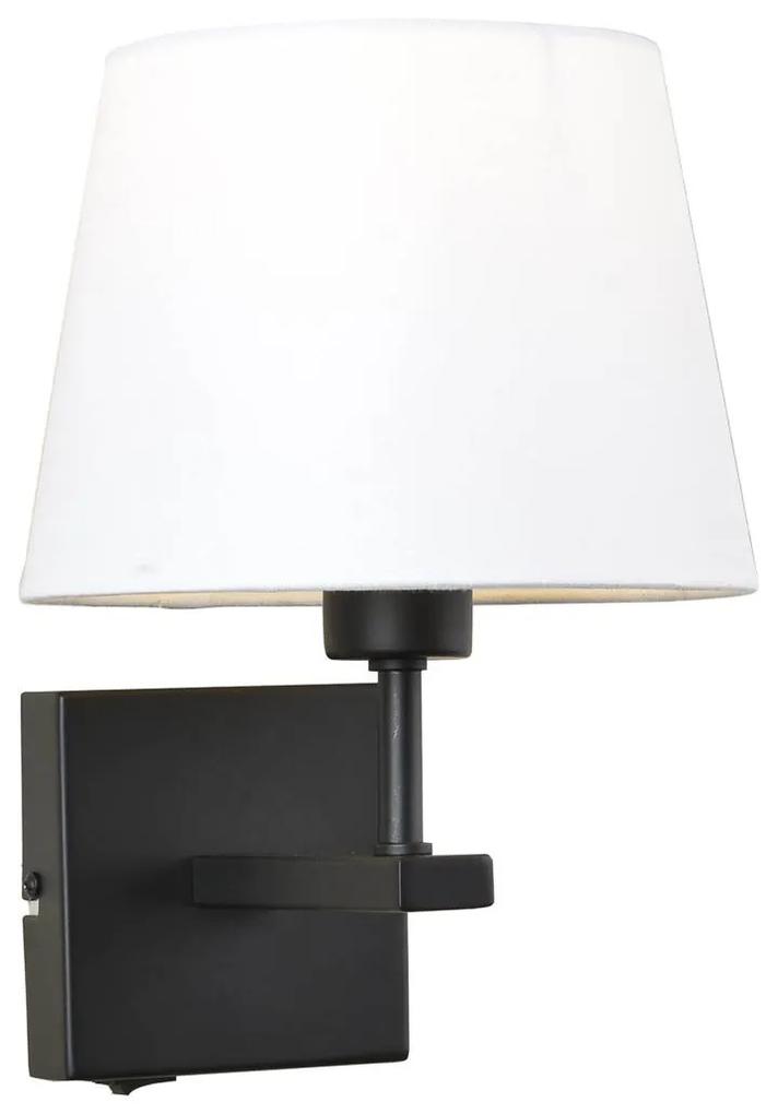 Nástěnná lampa s vypínačem NORTE, bílá Italux Norte WL-1122-1-A-BM-RO-WH