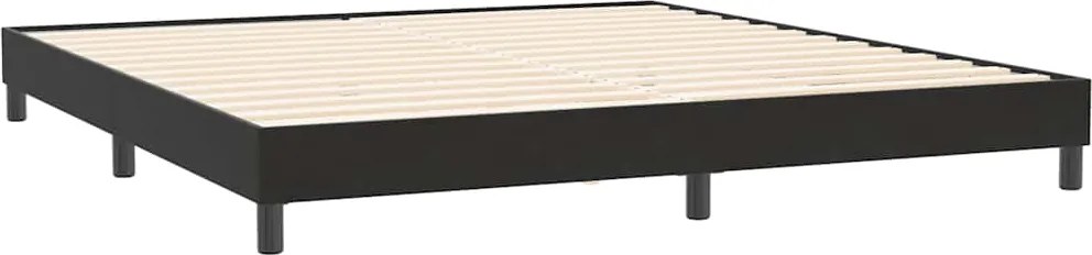 Postel Box Spring bez matrace černá 200x220 cm samet 3315893