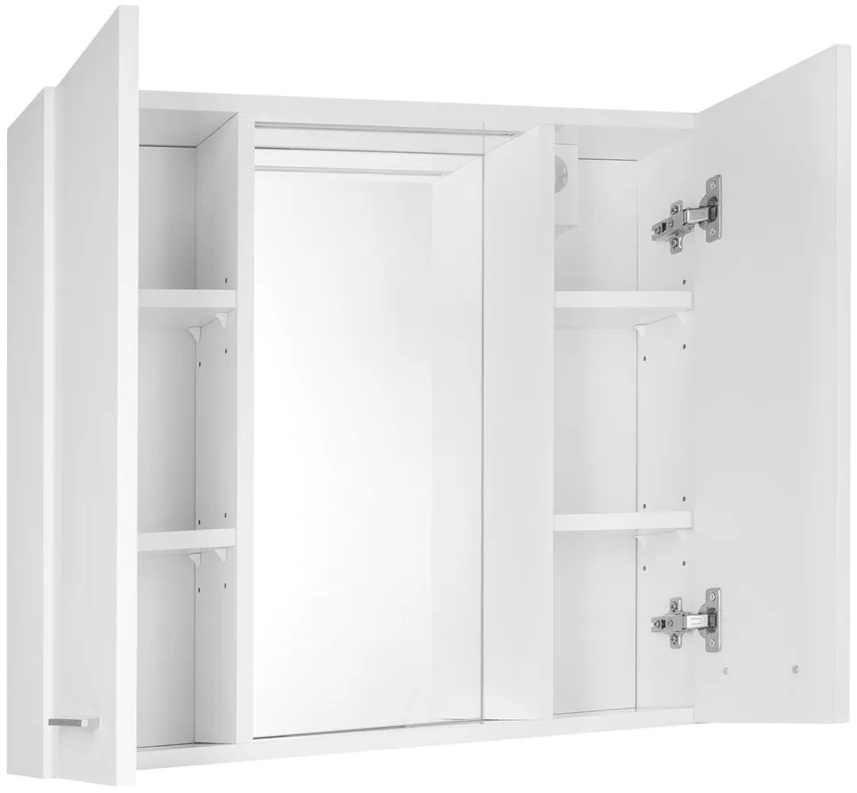 Aqualine Aqualine, ZOJA/KERAMIA FRESH STRIP galerka s LED osvětlením, 70x60x14cm, bílá, 45025S