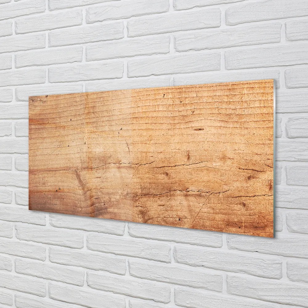 akrylový obraz Dřevo textury obilí 125x50 cm