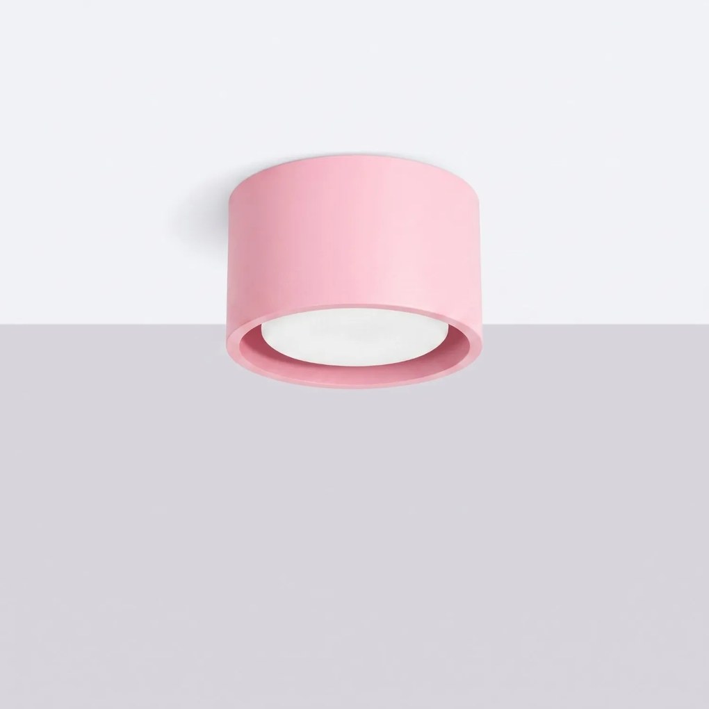 Sollux Lighting Stropní svítidlo MODO 1 růžové GX53
