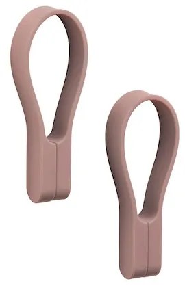 Zone Denmark Magnetické poutko na ručníky (sada 2ks) Peach Red