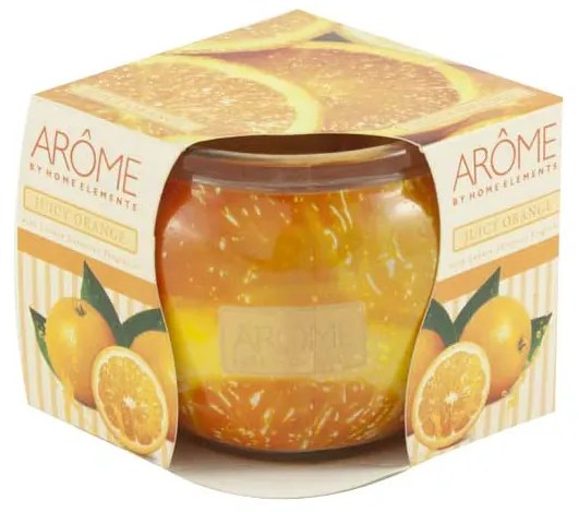 Arôme Vonná svíčka ve skle Juicy Orange 85 g