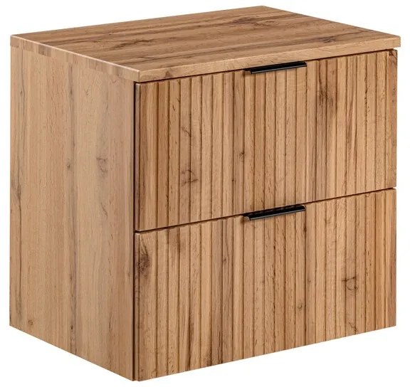 Závěsná skříňka Casad s deskou 60 cm dub wotan