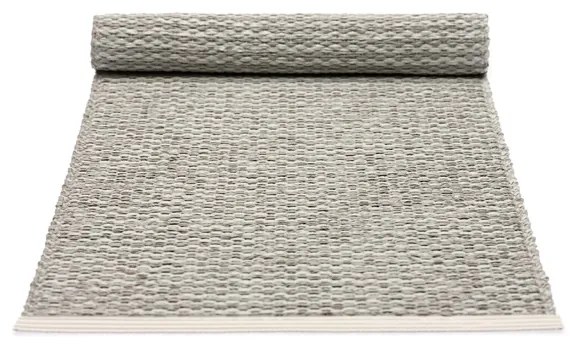 Vinylový běhoun na stůl Pappelina MONO Fossil Grey - Warm Grey velikost: 36x60cm