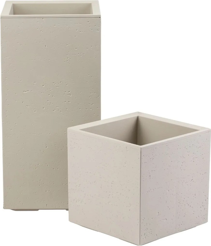 Sada 2 ks květináčů BETONIQUE 30x30/30x60 cm - výběr z 4 provedení