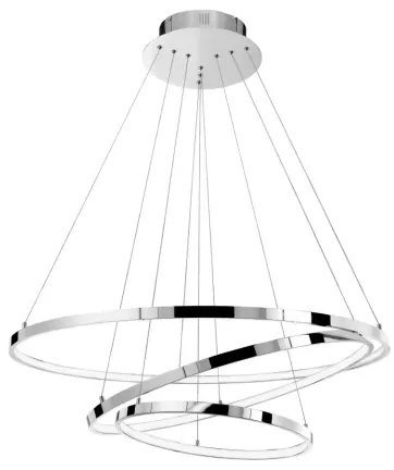 LED lustr Aria 135W 80 chrome