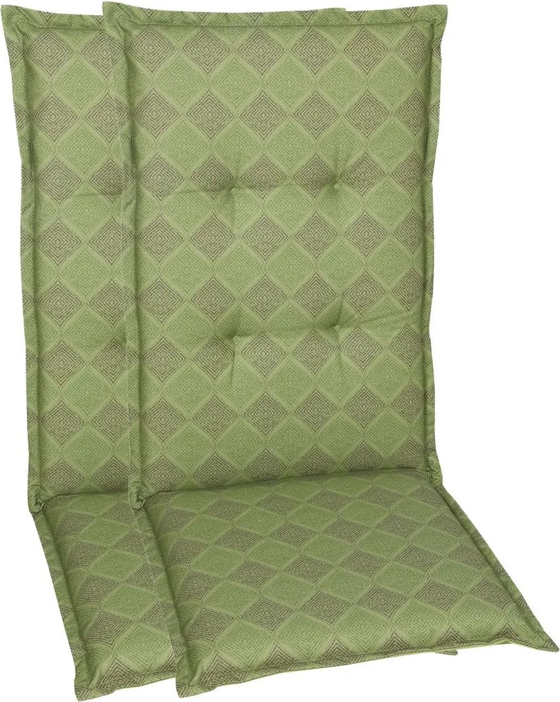 Go-De Textil Zahradní podsedáky Raute (střední opěrka, 2 kusy, zelená)