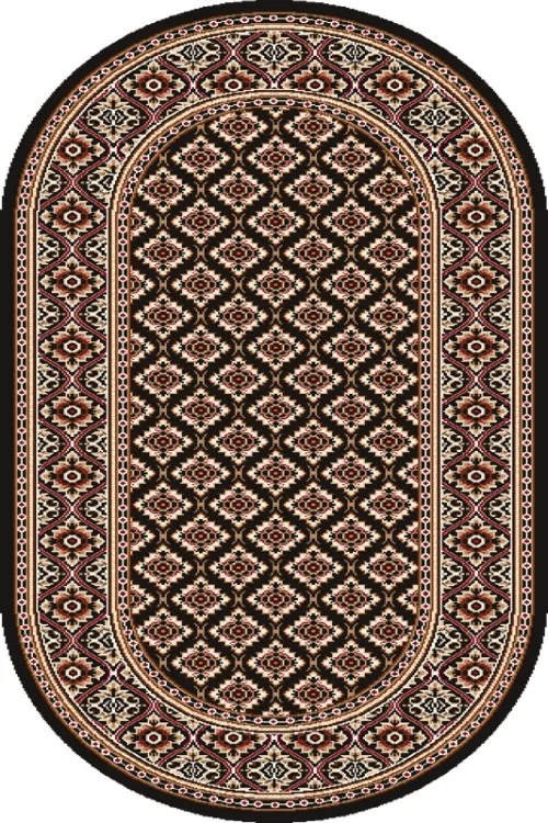 Kusový koberec STANDARD APIUM ovál - černý - 100x180cm