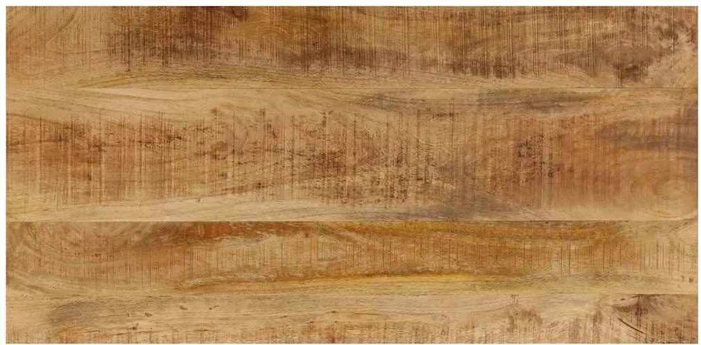 Konferenční stolek 100 x 50 x 35 cm masivní mangovník a ocel 247337