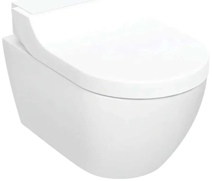Geberit AquaClean - Elektronický bidet Tuma Comfort s keramikou, závěsný, TurboFlush, SoftClosing, KeraTect, bílá 146.290.11.1