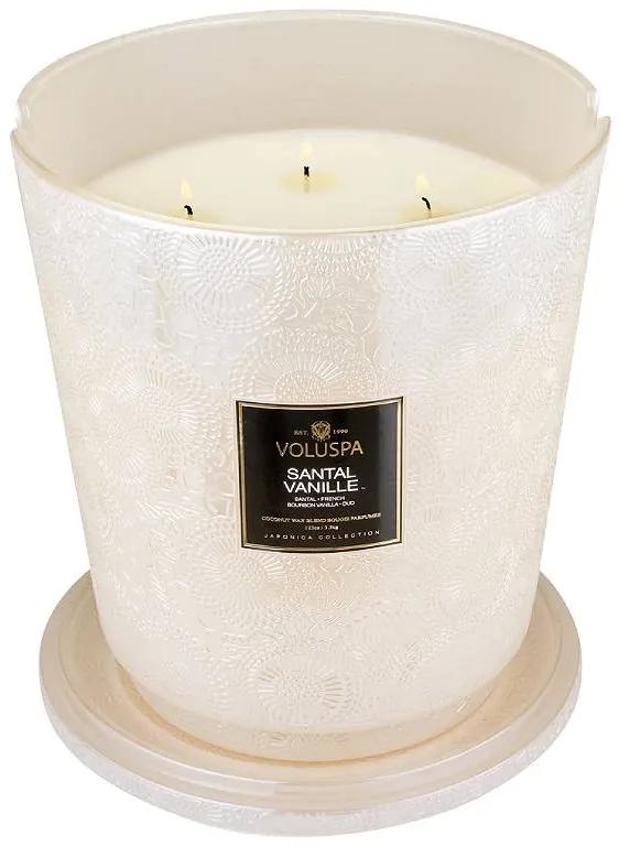 Voluspa – vonná svíčka Santal Vanille (Santalové dřevo a vanilka), 3500 g
