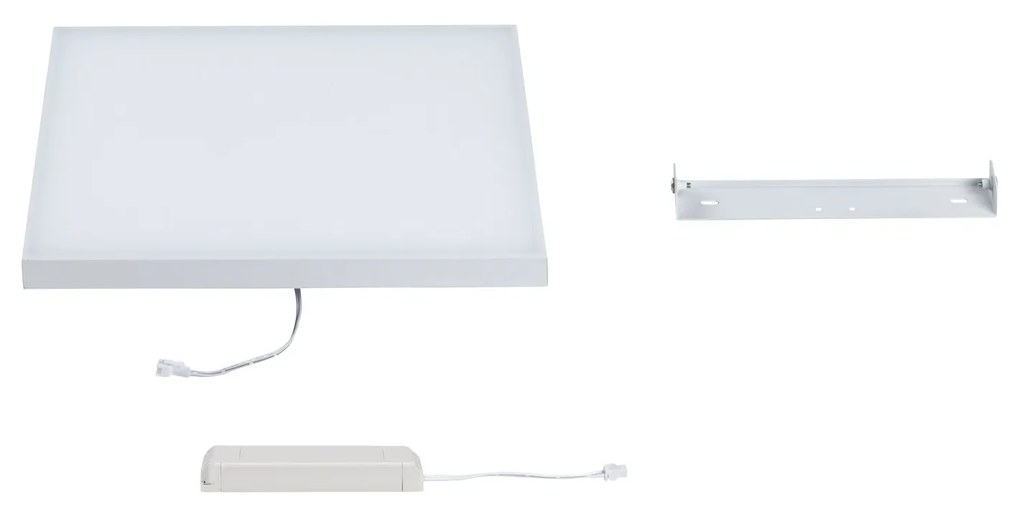 Paulmann 79821 Velora, subtilní stropní LED panel bez rámečku, 16,8W LED 3000K tříkrokové stmívání, 30x30cm