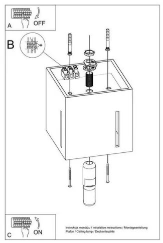 Stropní svítidlo SOLLUX Pixar G9 1x40W bez zdroje hliník bílá SL.0398