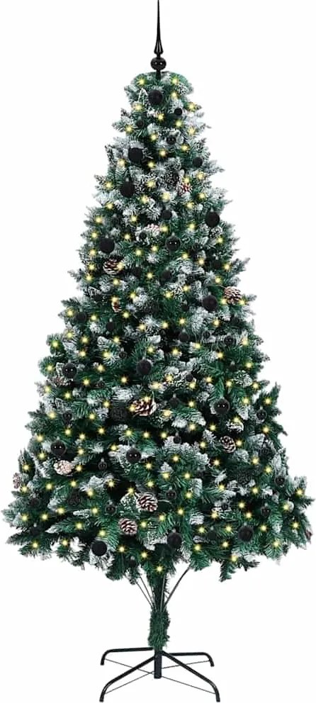 Umělý vánoční stromeček Zelená 240 cm PVC, ocel a plast 3396283