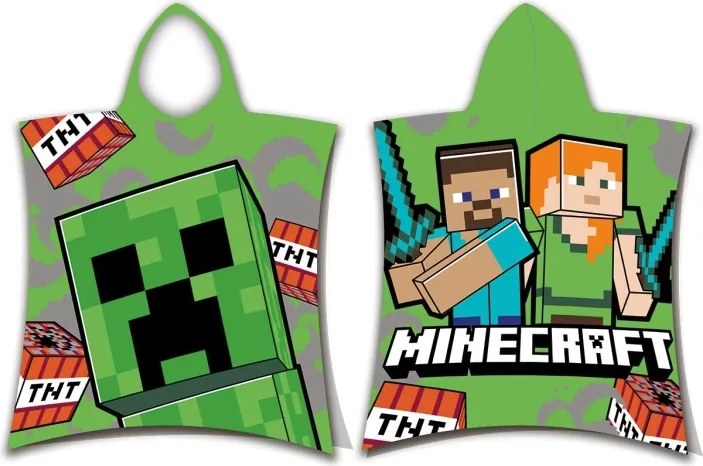 Jerry Fabrics Pončo Minecraft TNT 50x115 cm