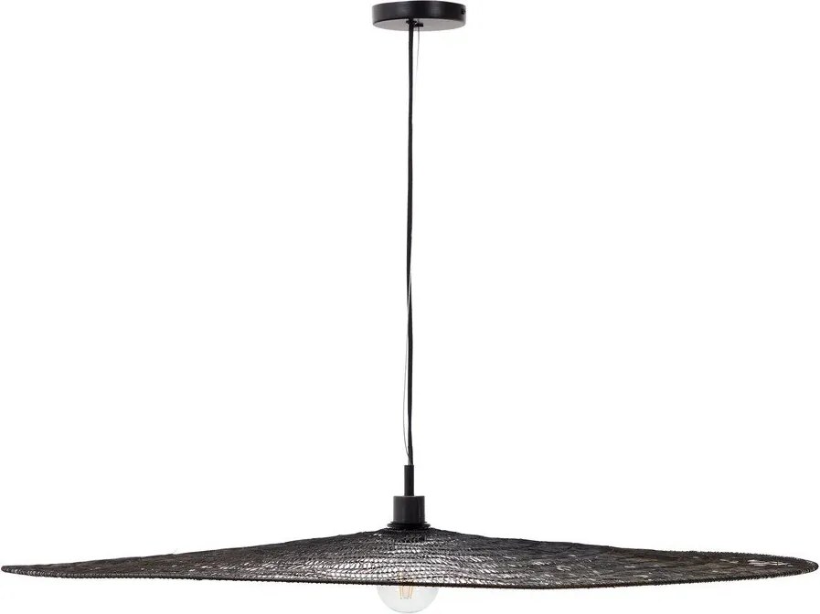 Černé závěsné svítidlo ø 100 cm Makai – Kave Home