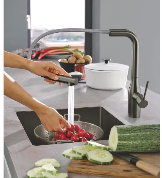 GROHE 30270AL0 - Dřezová baterie ESSENCE grafit