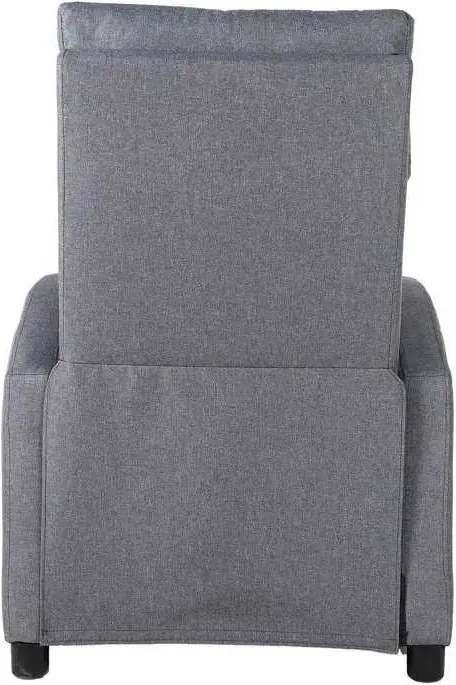 LuxuryForm DESIGN Televizní křeslo RUFO s polohováním - šedé