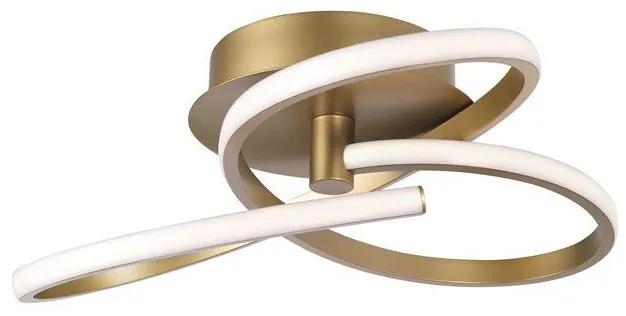 Nova Luce Stropní LED svítidlo FUSION, 40W 3000K Barva: Zlatá