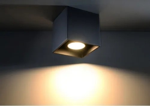 Stropní svítidlo SOLLUX Quad 1 GU10 1x40W bez zdroje SL.0022 černá