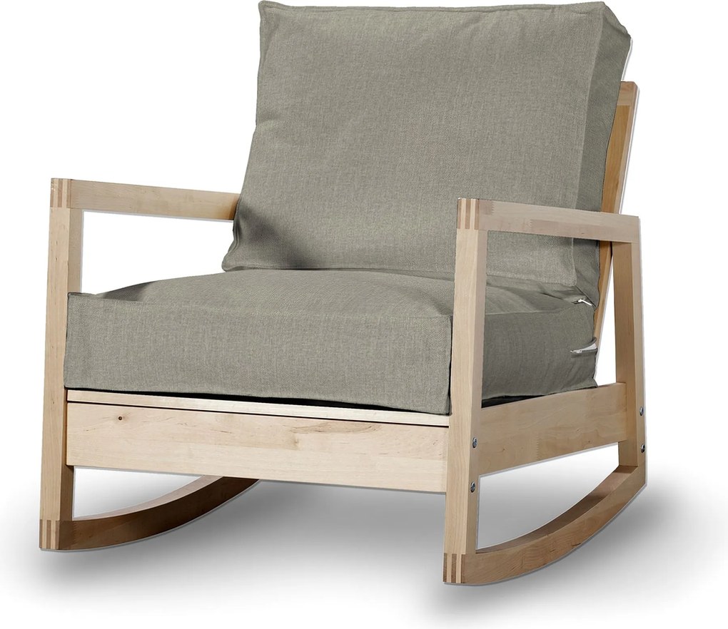 Potah na křeslo IKEA Lillberg barva béžová látka pletený vzor