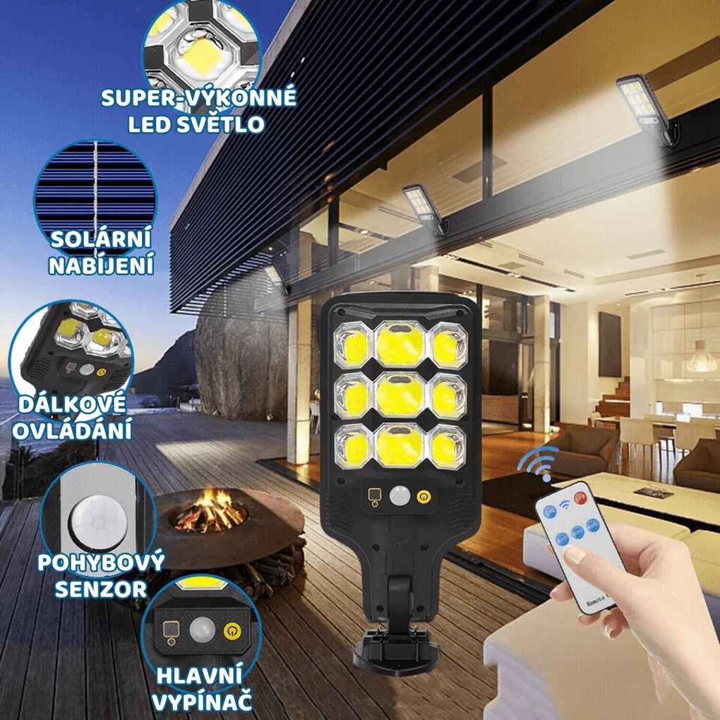 LightPro Solární LED světlo venkovní