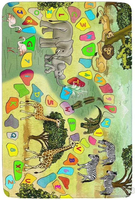 Breno Kusový koberec Safari, 110x160 cm, Vícebarevné