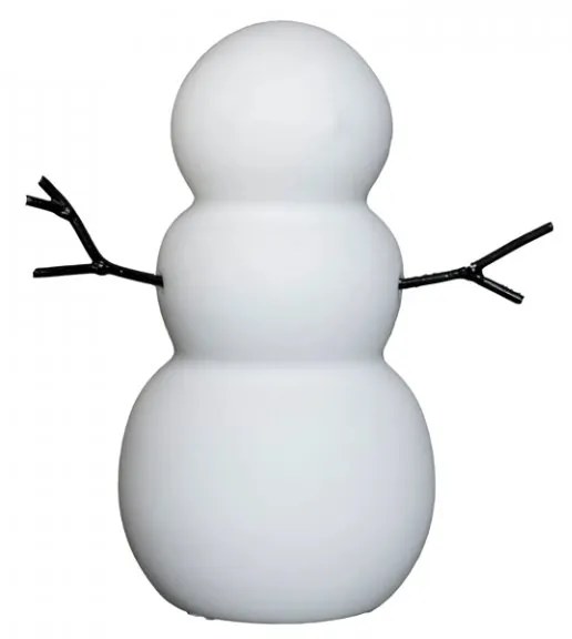 Keramický sněhulák Snowman White 11 cm DBKD