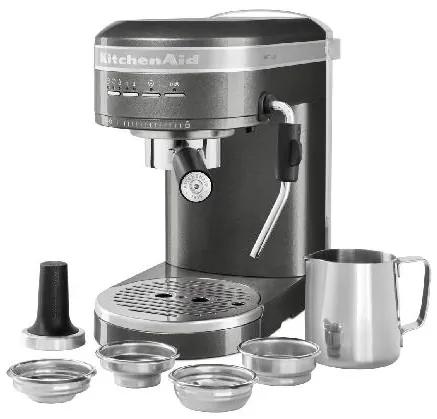 KitchenAid - Pákový kávovar Artisan, šedostříbrný 5KES6503EMS