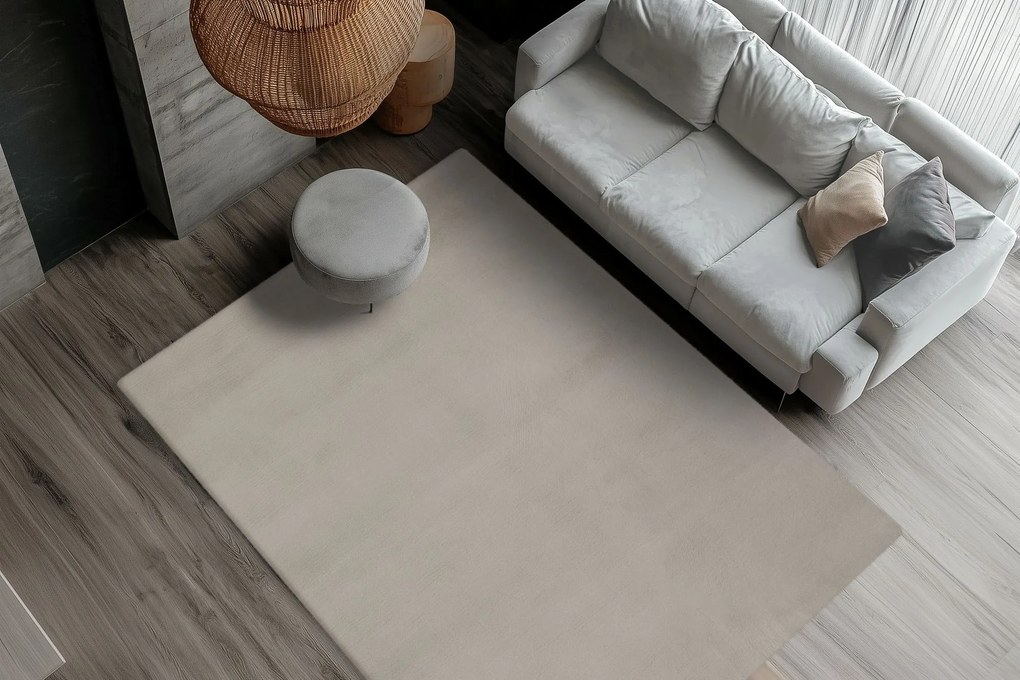 Obsession, Kusový koberec Milestone 600 Taupe, 160x230, hnědá, ložnice