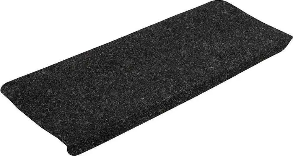 vidaXL Samolepicí nášlapy na schody 15 ks 65x24,5x3,5 cm [343478] Barva: Černá