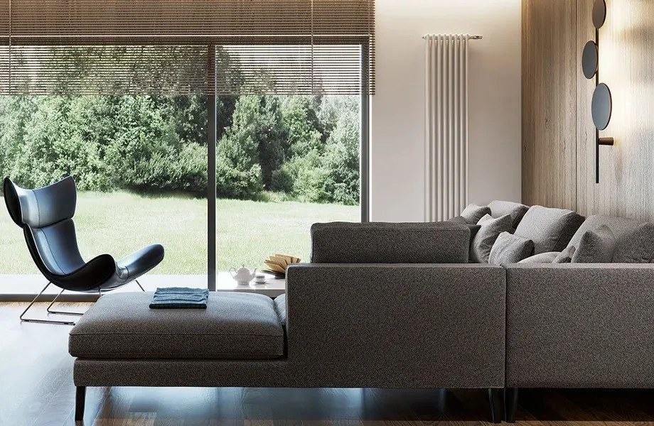 Hopa Tubus 2 koupelnový radiátor 212 x 1500 mm připojení D50 barva bílá RADTUB21500435S