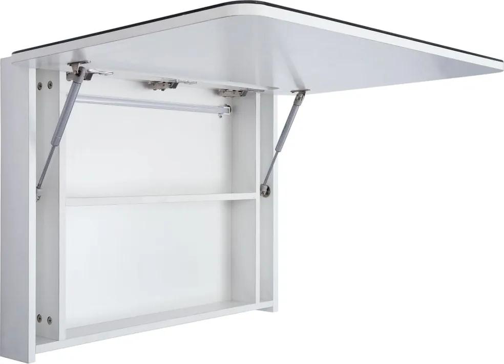 vidaXL LED koupelnová skříňka se zrcadlem 80 x 9,5 x 55 cm [285120]