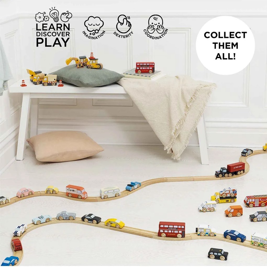 Le Toy Van  Set dřevěných sportovních autíček