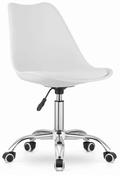 Otočná židle ALBA - bílá