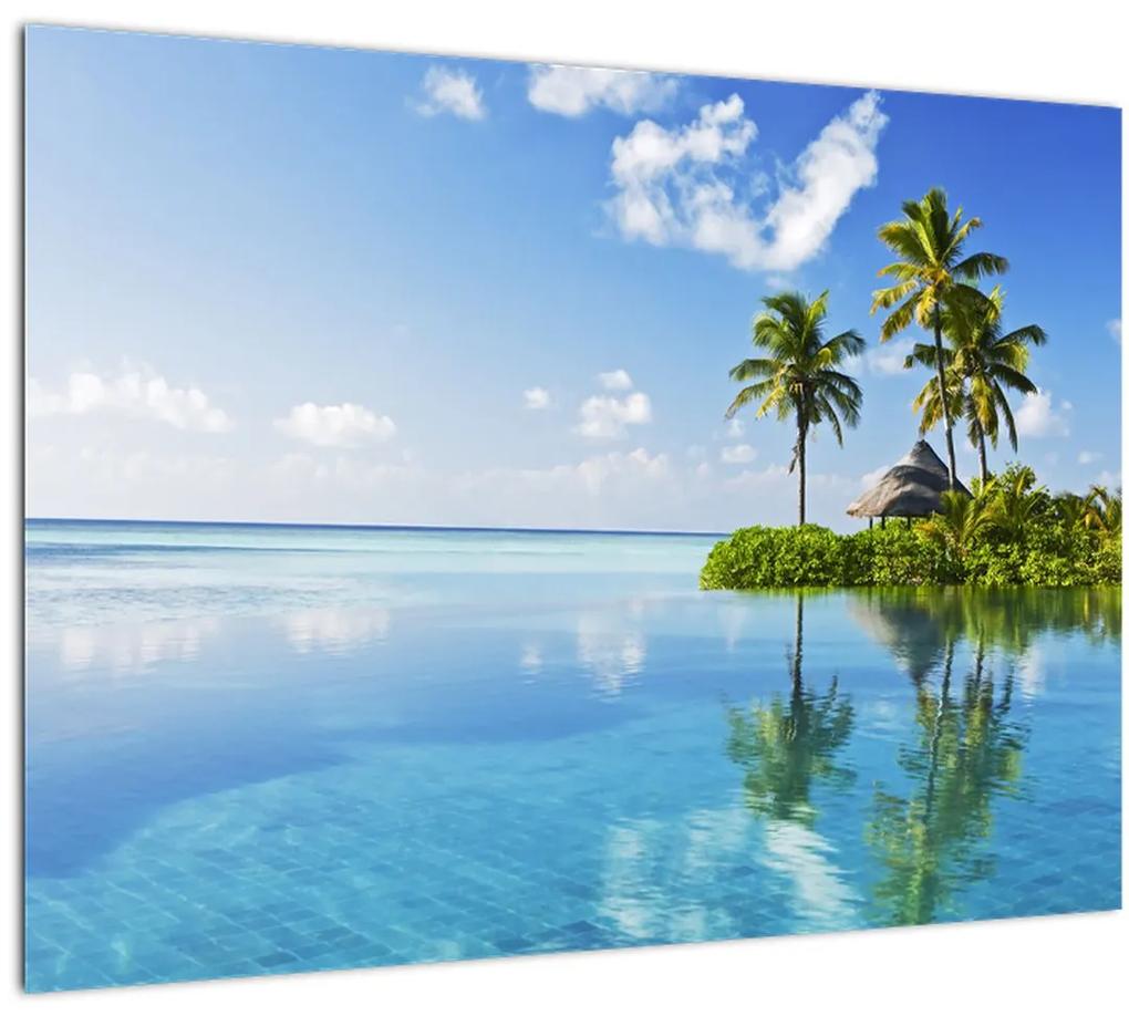 Obraz - Tropický ostrov (70x50 cm)