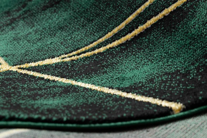 Dywany Łuszczów, Kusový koberec Emerald 1022 green and gold, 120x170, zelená, kancelář