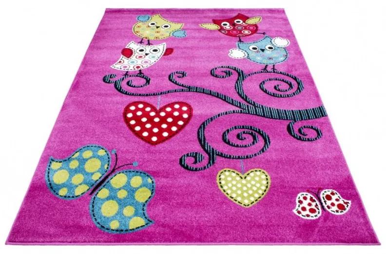 Vopi | Dětský koberec Kids Lila 420 80x150 cm