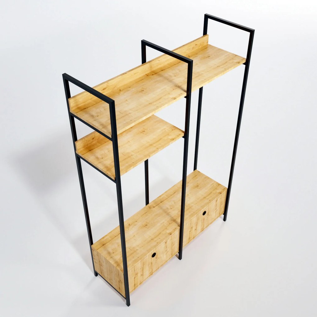 Kalune design Otevřená šatní skříň PERM 120x180 cm