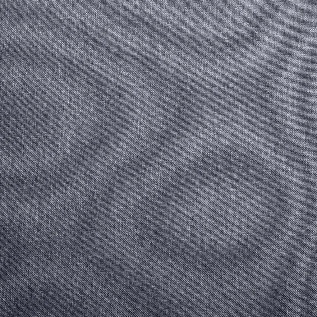 Křeslo tmavě šedé textil 248616