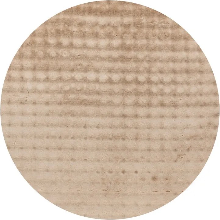 Obsession, Kusový koberec My Aspen 485 beige kruh, 80x80 (průměr) kruh, béžová, ložnice