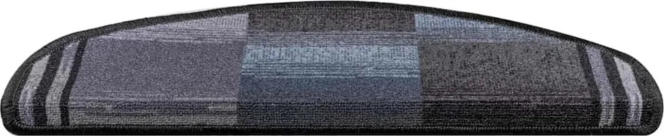 Nášlapy na schody samolepicí 5 ks 65x21x4 cm černošedé 149834