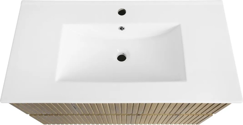 Aqualine Aqualine, PANEDA STRIP umyvadlová skříňka 89,5x55x45,2cm, dub emporio, PN390