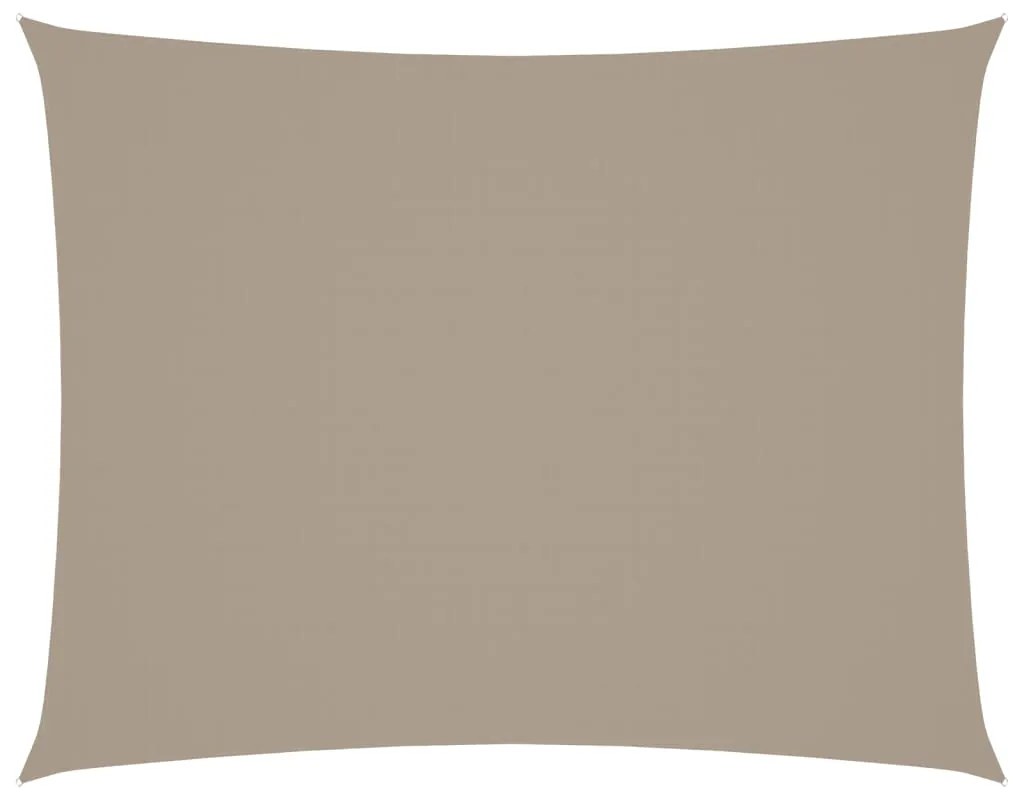 Stínící plachta oxfordská látka obdélníková 3 x 4,5 m taupe 135431